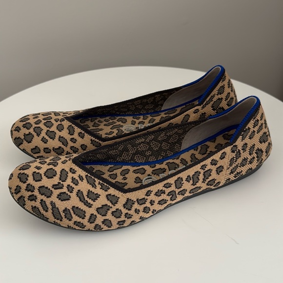 Rothy's | Shoes | Rothys The Flat Leopard Print Sz 8 | Poshmark